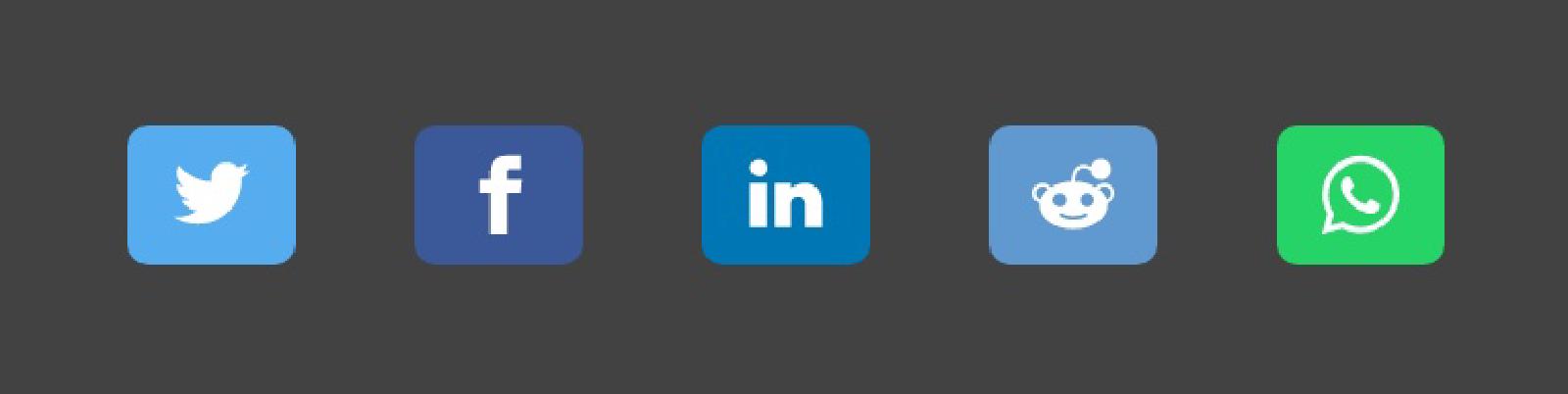 Social Media Share Buttons for Hugo Theme Stack